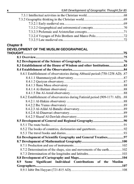 Development Of Geographic Thought Bs Ilmi Kitab Khana Css Pcs Other Books
