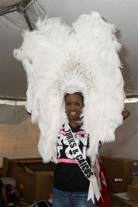 Miss Universe Contestants Rehearse For The National Costume Contest