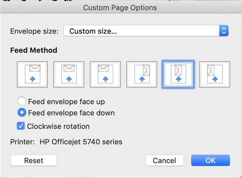Printing Custom Size Envelopes Hp Support Community 7345134