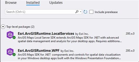 Install And Set Up Arcgis Maps Sdk For Net Esri Developer