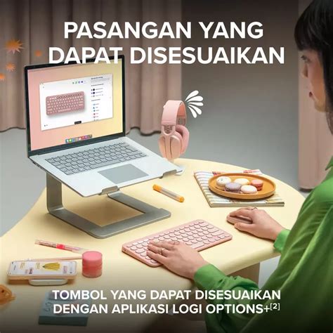 Jual Logitech Logitech Pebble Combo Keyboard Dan Mouse Wireless Bluetooth Original