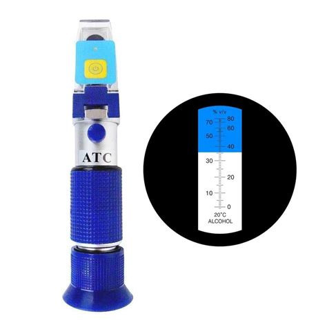 Refraktométer Alkoholkoncentráció Mérésére C Tech Led Rhw 80v Desztillált Italokban Led