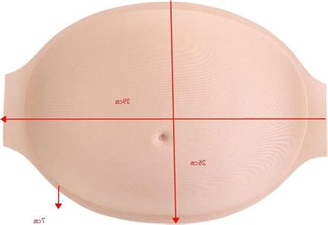 Realistische Zwangerschapsbuik Ademend Lichtgewicht Kunstmatige Buik