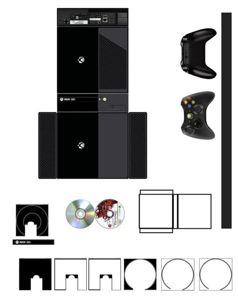 Xbox Kescha66 Plantillas Imprimibles Imprimibles Miniaturas