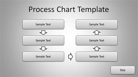 Free Simple Prozessdiagrammvorlage für Powerpoint Präsentationen