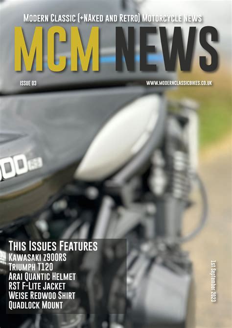 Modern Classic Motorcycle News Magazine Issue 3 Motorcycle Industry