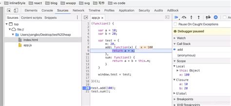 前端基础：在chrome开发者工具中观察函数调用、作用域链与闭包 浏览器开发者工具 跟踪函数怎么用 csdn博客
