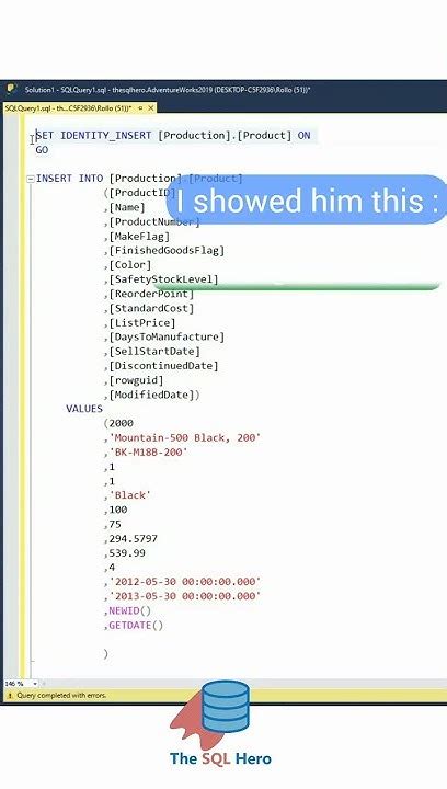 life saver 😎 sql dataengineering dataanalytics datascience sqlserver database dba data