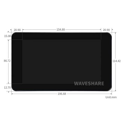 Waveshare Inch Capacitive Touch IPS Display For Raspberry Pi With