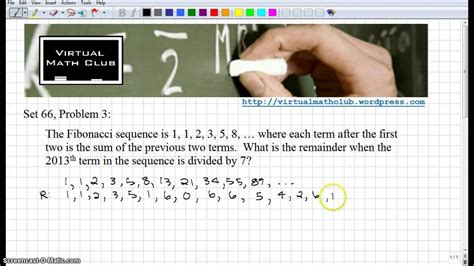 Set 66 Problem 3 Youtube