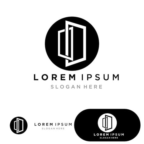 Premium Vector Door Logo And Symbol Vector