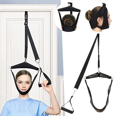 Cervical Neck Traction Device Over Door For Home Use No Need For