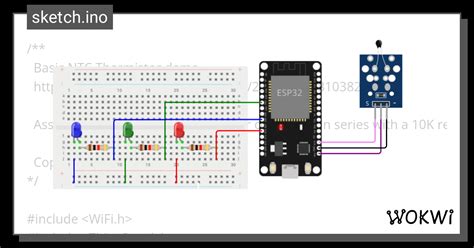 Body Temp Detection System 2 Wokwi Esp32 Stm32 Arduino Simulator