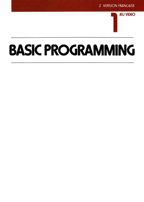 Atari 2600 Vcs Basic Programming Scans Dump Download Screenshots