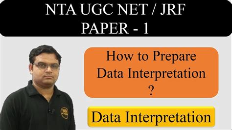 how to prepare data interpretation nta ugc net jrf paper 1 tricks