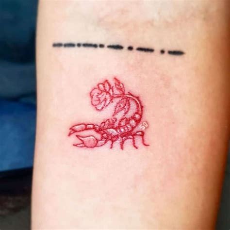 Small Scorpion Tattoo Design Minimalist And Meaningful Ink Ideas
