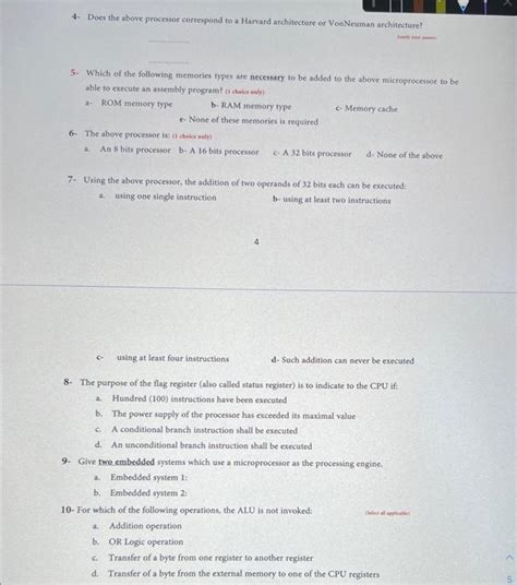 Solved The Figure Below Shows A Block Diagram Of A Processor Chegg