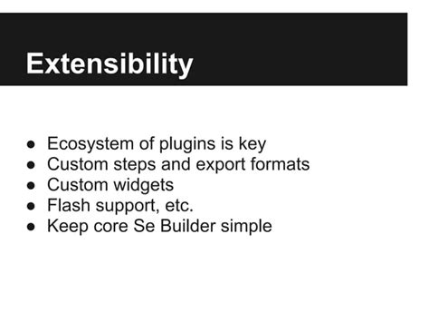 Introducing Selenium Builder The Future Of Test Development Ppt