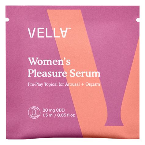 Vella Womens Pleasure Serum Single Use Sachet Escentual