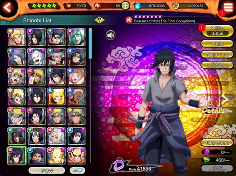 Anyone Know The Best Kit To Have For Sasuke Fv R Ninjavoltage
