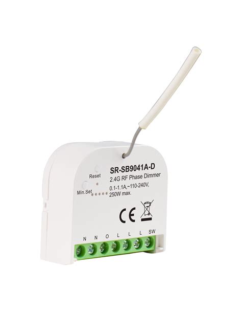 24g Mesh Mini Ac Triac Phase Cut Dimmer Single Live Wire With Power