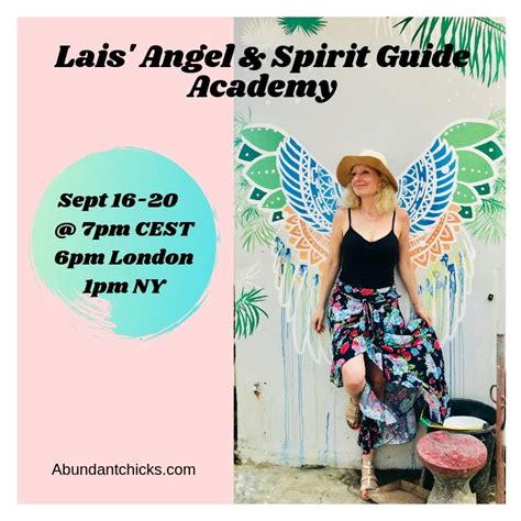 Lais Angel And Spirit Guide Online Academy Abundant Chicks