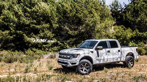 Camo Lifted Ford Trucks