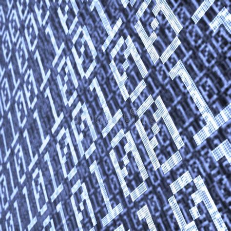 Binary Layer Abstract Composition Stock Illustration Illustration Of