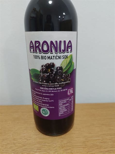 Bio sok aronija - IP KOSTANJ