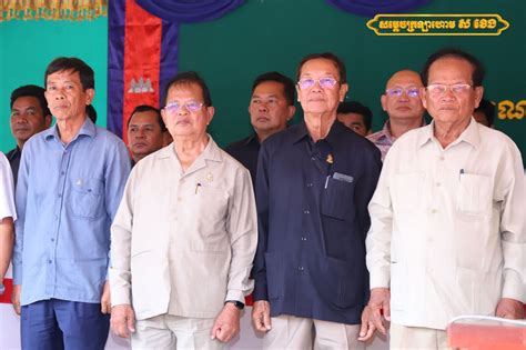 សម្តេចក្រឡាហោម ស ខេង ឧបនាយករដ្ឋមន្រ្តី រដ្ឋមន្រ្តីក្រសួងមហាផ្ទៃ