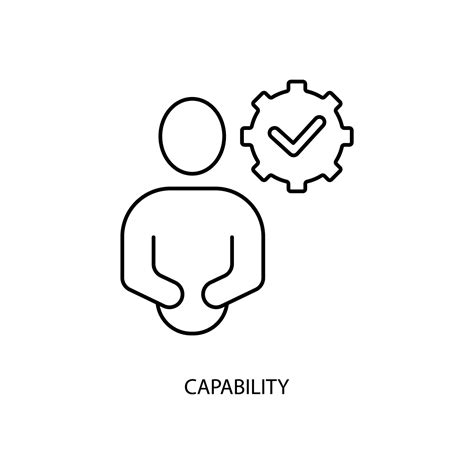 Capability Concept Line Icon Simple Element Illustration Capability