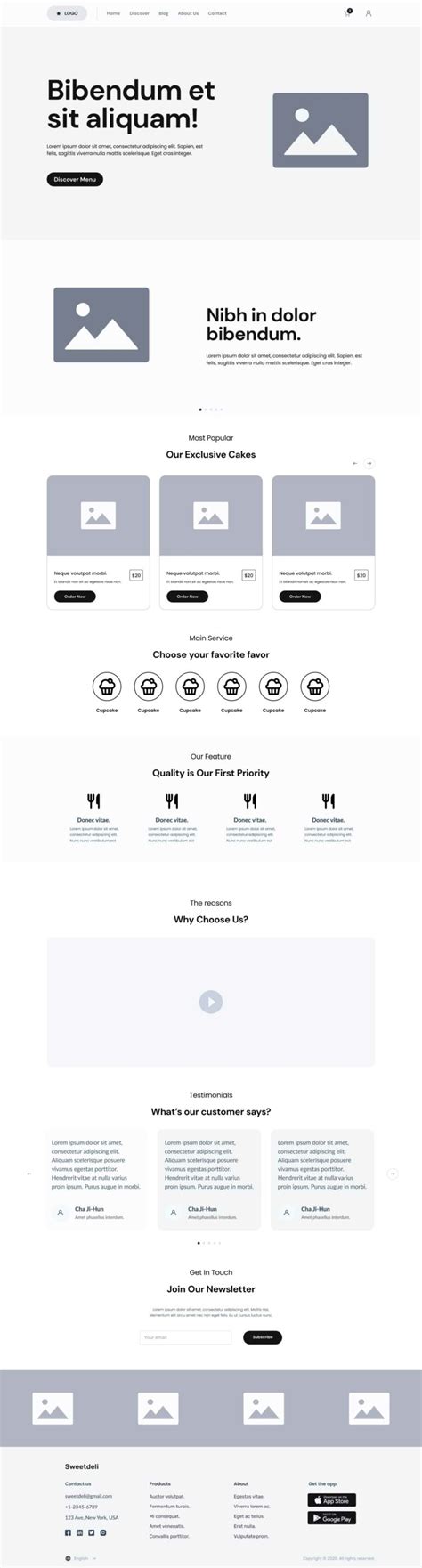 Free Website Wireframe Kit For Figma Freebiesbug Free Website Wireframe Kit For Figma Freebiesbug