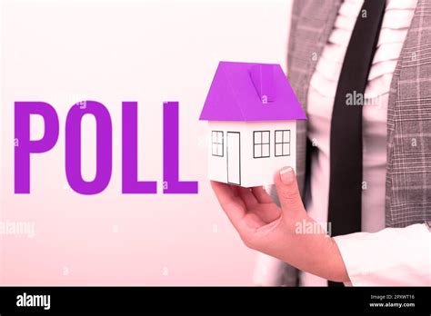 Handwriting Text Poll Business Approach Record Of The Number Of Votes Cast In An Election