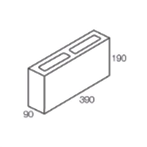 Grey Block Standard 10 01 90x190x390 Lee Rowans Gardenworld