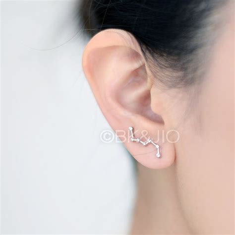 Czs Big Dipper Ear Pin Ear Cuff Unique Jewelry