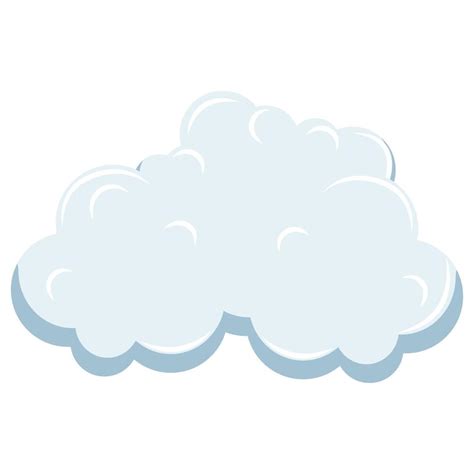Cute Cloud Shape Illustration 22217133 Vector Art At Vecteezy
