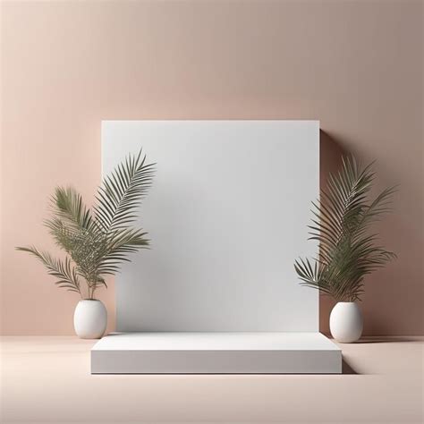 Premium Photo Empty Display With Blank Space For Product Or Product