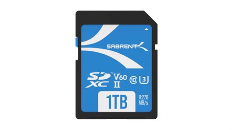 Sabrent Launches New 1 Tb V60 Sd Memory Card Videomaker