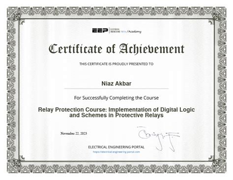 Niaz Akbar Relay Protection Course Implementation Of Digital Logic