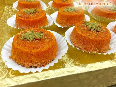 Mini Kunafa With Cream Taste Of Emarat