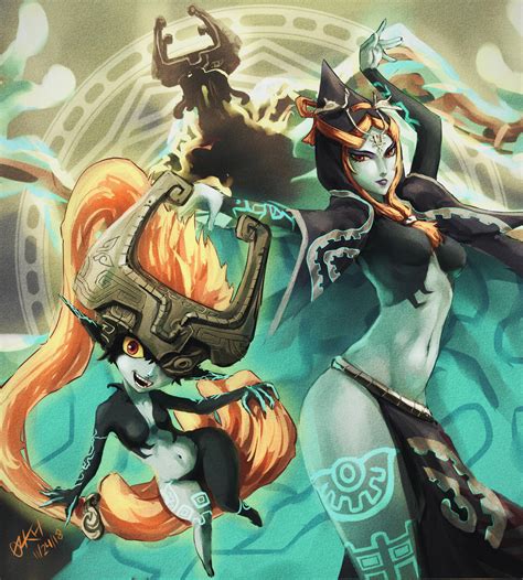 Zelda Twilight Princess Midnas Forms By Ozkh On Deviantart