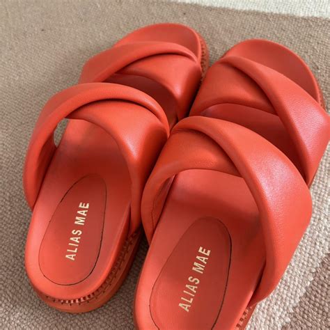 Alias Mae Shoes In Orange Size 37 Worn A Few Times Depop