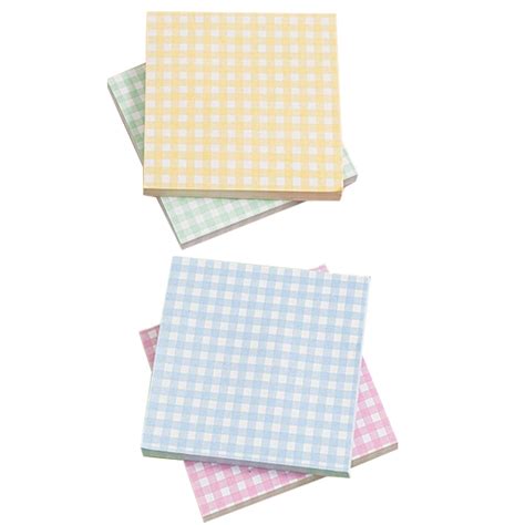 4 Books Of Convenient Memo Pads Small Memo Pads Non Stick Memo Pads