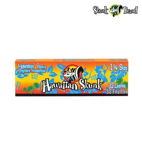 Skunk 1 14 Size Hawaiian Flavored Rolling Papers Rolling Ace