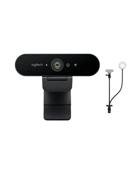 Logitech 4k Pro Webcam And Knox Gear Selfie Ring Light With Webcam