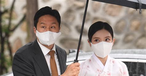 정의선 장녀 결혼식 참석한 정기선 부부 포토