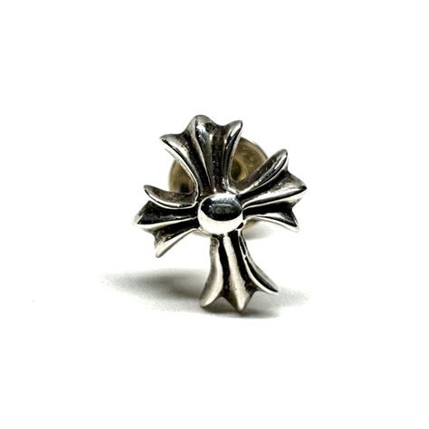 Chrome Hearts クロムハーツ No2 Chクロス スタッド ピアス 片耳用 オールド 925の通販 By Peacelys