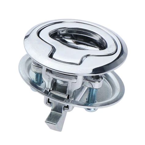 Flush Door Deck Hinge Pull Locker Hatch Latch Boat Yacht Lock Lift