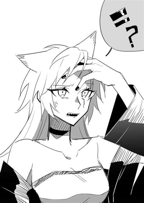 「摸鱼 找不到发卡和很不耐烦的样子 」古狼の漫画