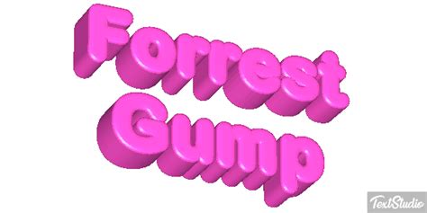 Forrest Gump Movie Animated  Logo Designs